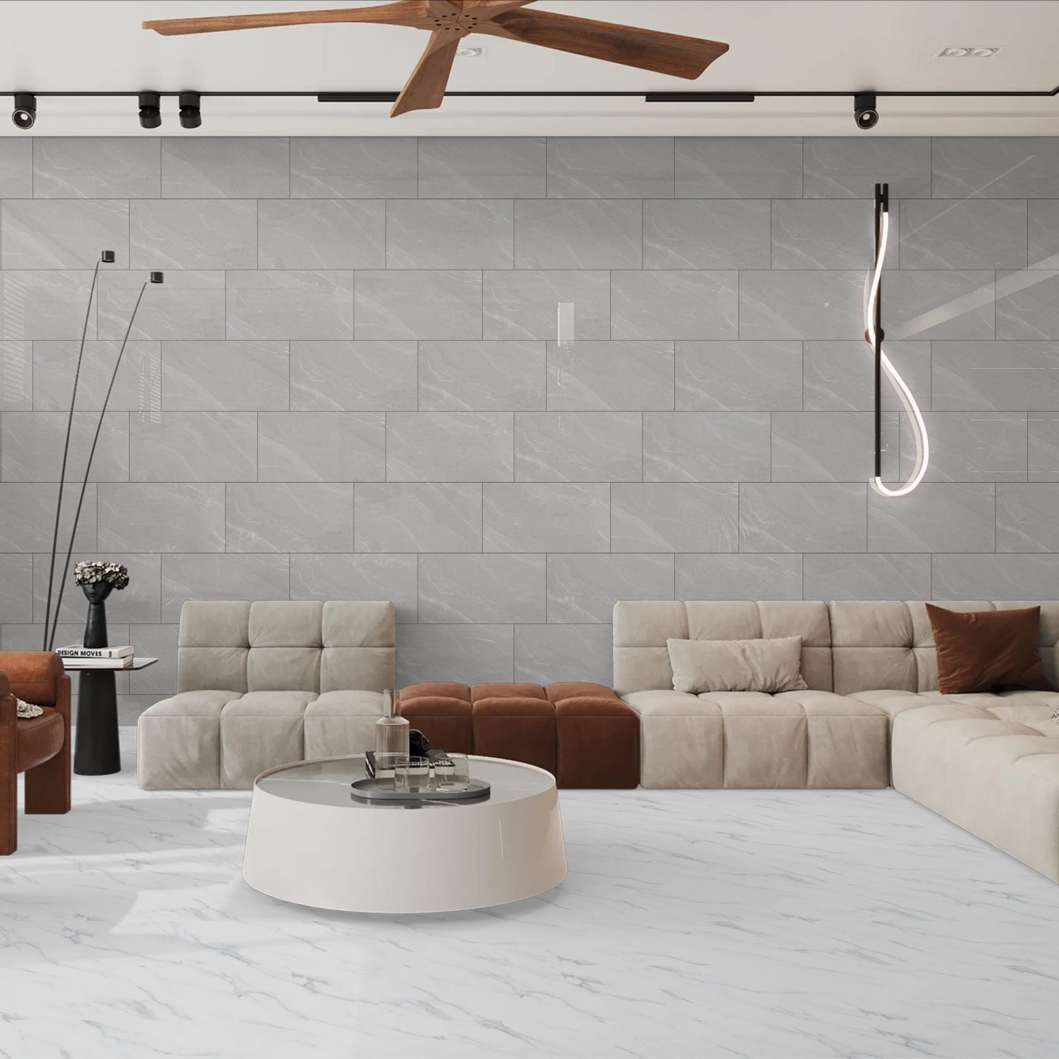 London Bianco Gloss 30X60cm Ceramic Tile - Wide Wings Tiles